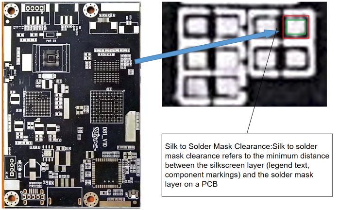 Silk to Solder Mask Clearance: Best Practices and Design Considerations